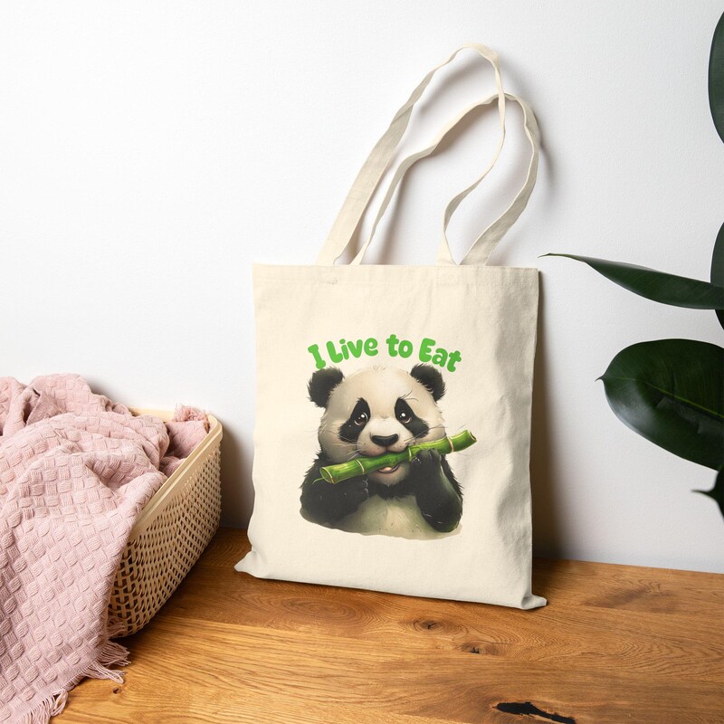 Panda Tote Bag - Etsy