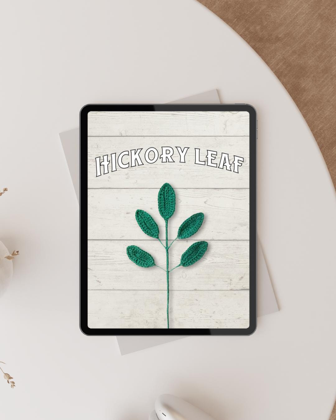 Crochet Hickory Leaf Pattern PDF (US Terms) - Etsy
