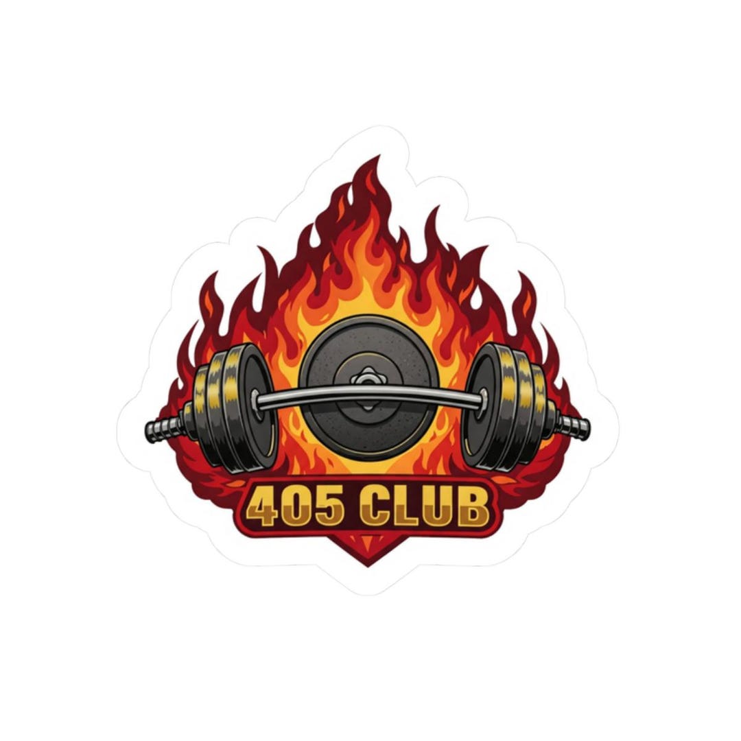405 Club Bench Press Funny Gym Sticker - Etsy
