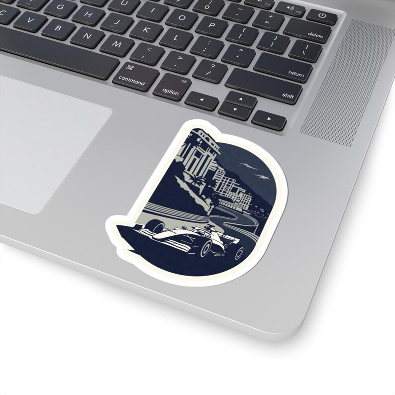 Racing Sticker, Monaco Grand Prix F1 Formula One Inspired Decal ...