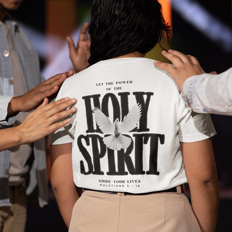 Holy Spirit Bible Verse Shirt - Christian Streetwear | Holy Spirit ...