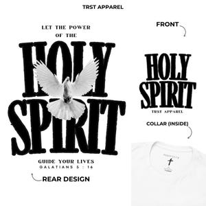 Holy Spirit Bible Verse Shirt - Christian Streetwear | Holy Spirit ...