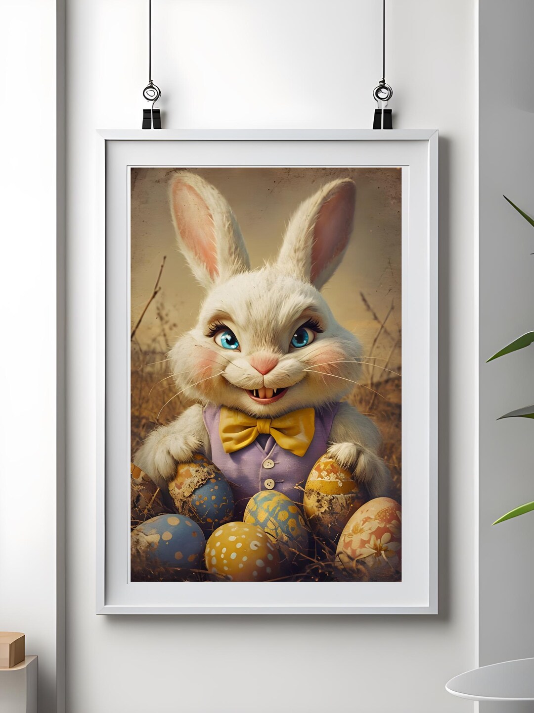 Easter Bunny, Funny Bunny Art, Mischievous Rabbit, Egg Hunt Fun, Easter ...