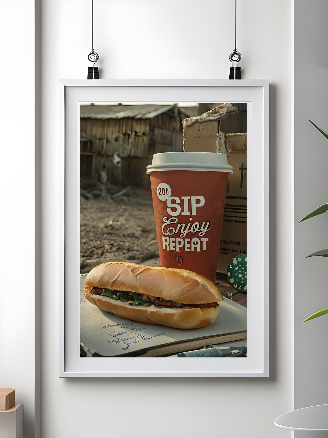 Coffee Art, Cheesesteak Art, Food Illustration, Kitchen Wall Art ...