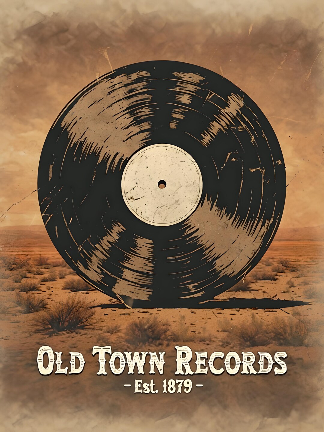 Retro Vinyl Record Poster – Vintage Music Aesthetic Wall Art - Etsy