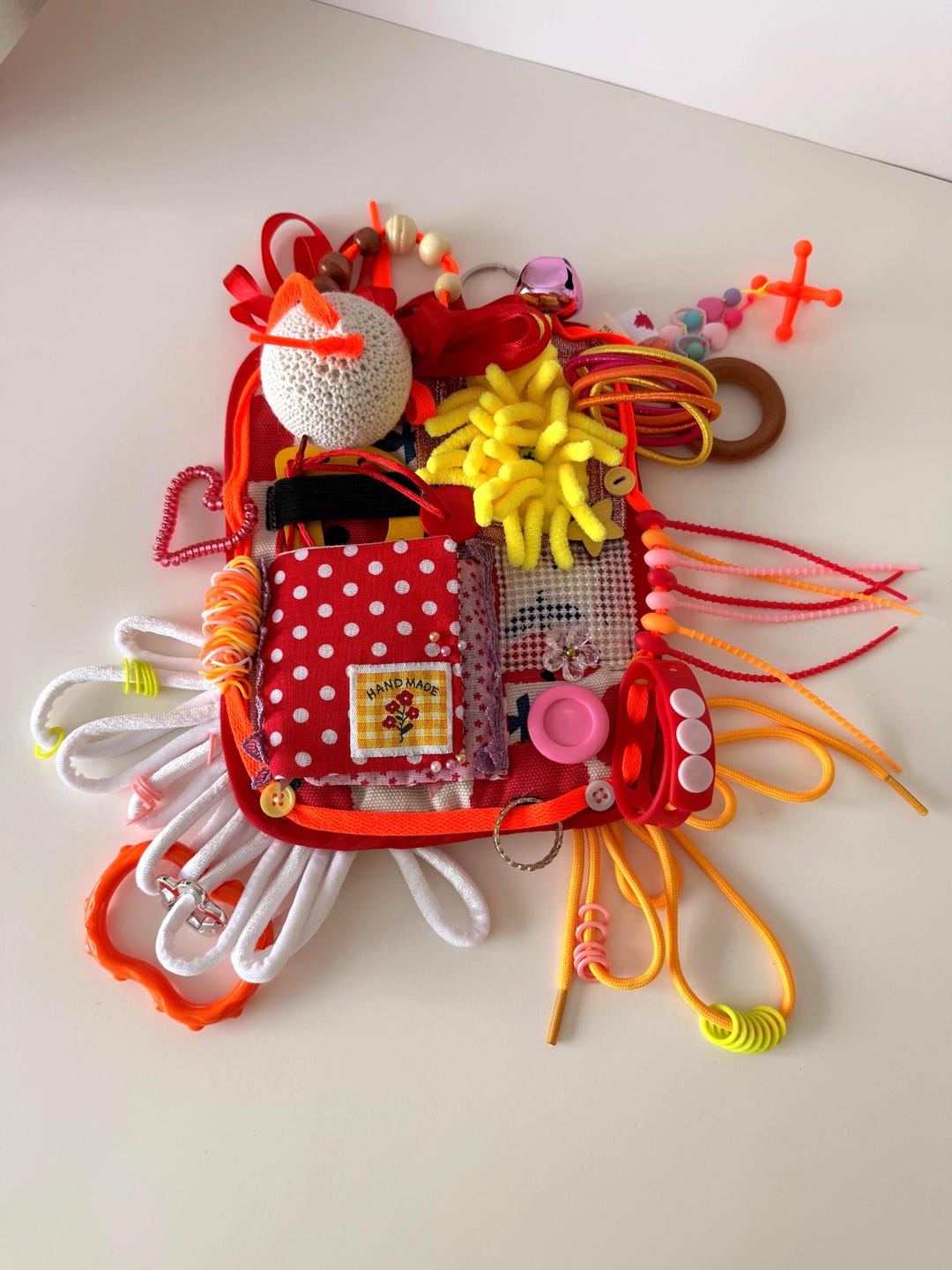 Compact Fidget Mat With Developmental Elements, Creative Development ...