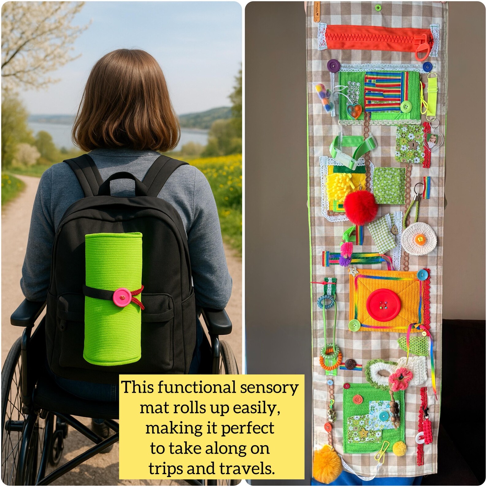 Therapeutic Sensory Activity Mat: Alzheimer's, Dementia, Special Needs ...