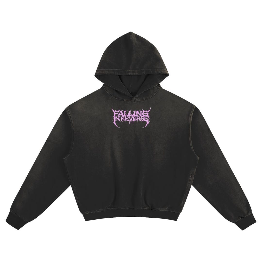 Falling in Reverse - Sunfade Boxy Hoodie - Etsy
