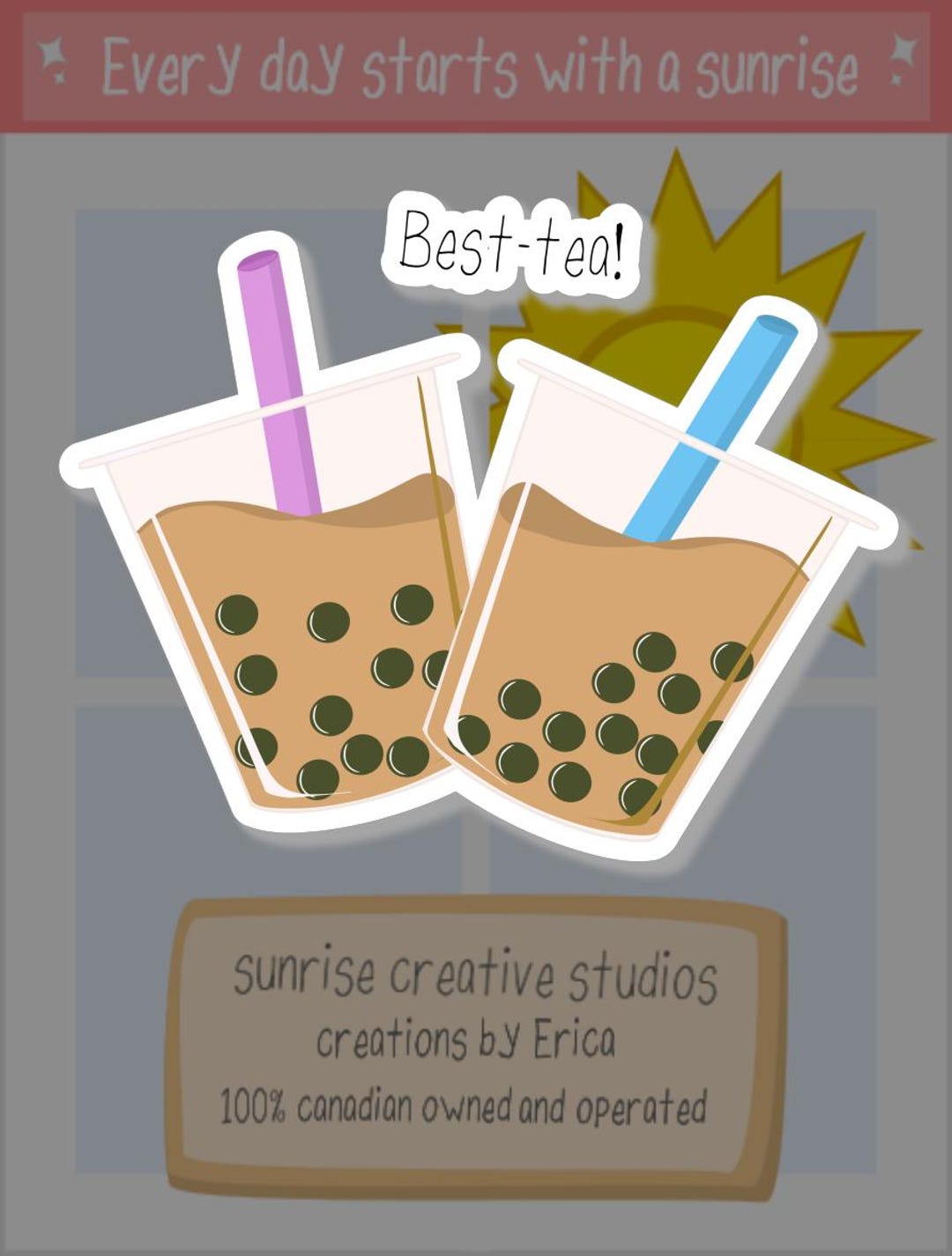 Bubble Tea Sticker Sheet | Laptop, Journal, Planner, Scrapbooking ...