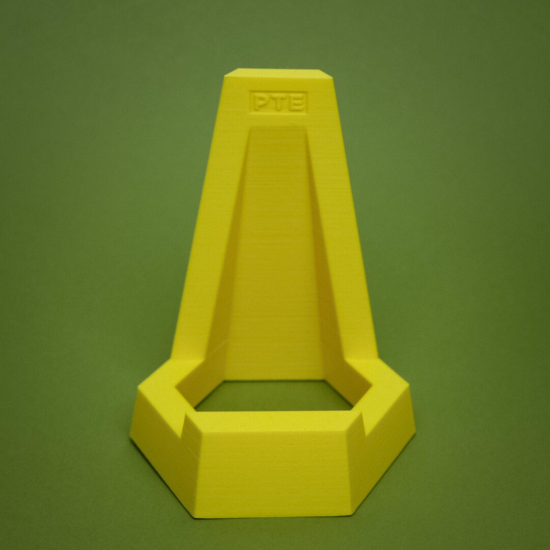 TCG Card Display Stand - PTE - "classic Yellow" 3D Printed - Fits PSA ...