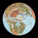World Globe! Hand Painted on Solid Wood - Etsy