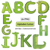 10 Digital Clip Art Images - Learning Lizards With Dinosaurs and ...