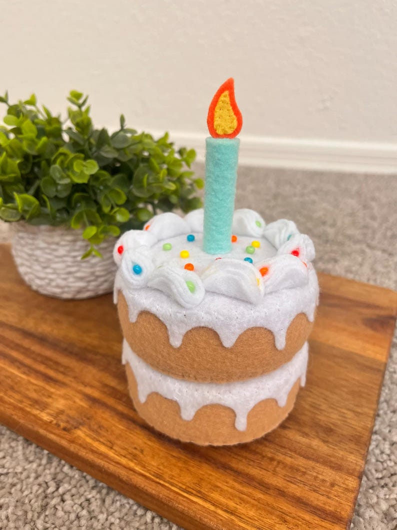 Customizable Felt Cake - Etsy