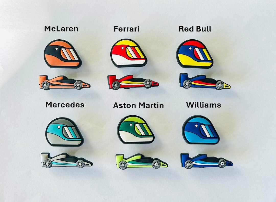 F1 Croc Charm Teams 2025 - Bringing F1 Passion to Your Crocs! - Etsy ...
