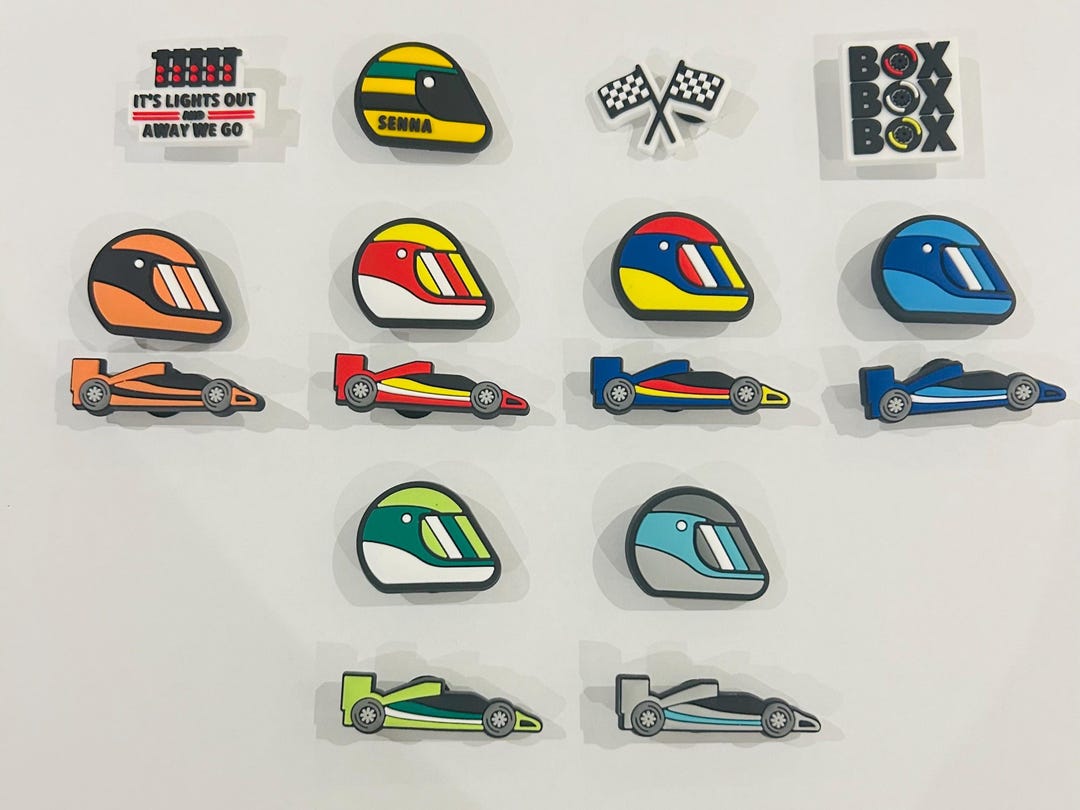 F1 Croc Charms Race Day Bundles - Bringing F1 Passion to Your Crocs ...