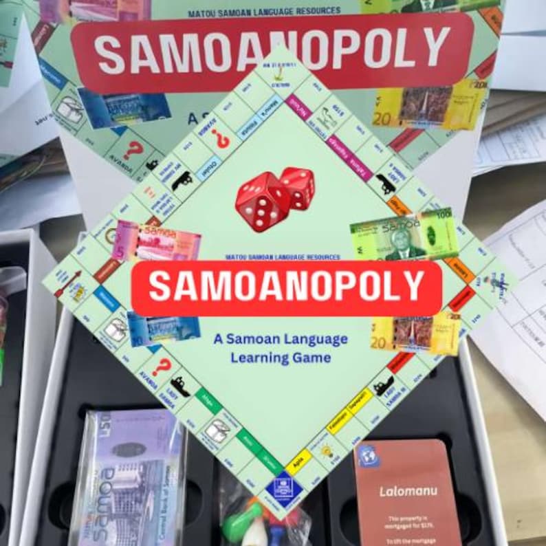 Samoanopoly: Samoan Language Learning Board Game - Etsy