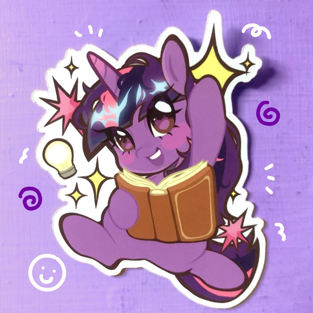 Bookworm Twily | Sticker - Etsy