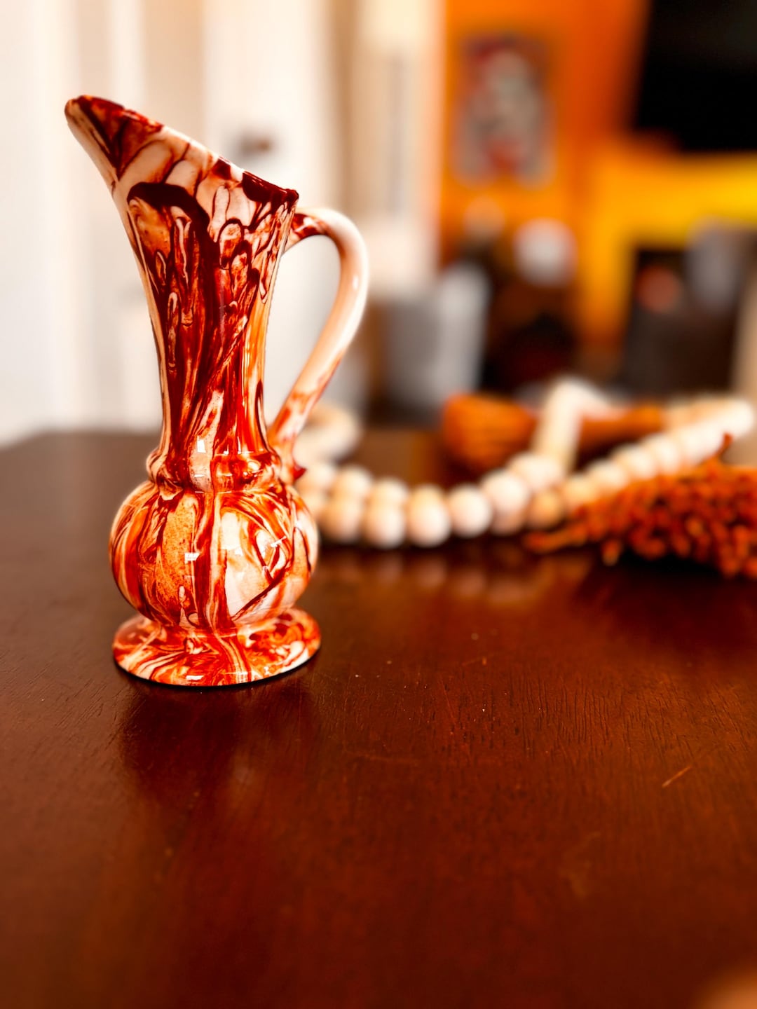 Red and White Alaskan Native Pottery - Etsy