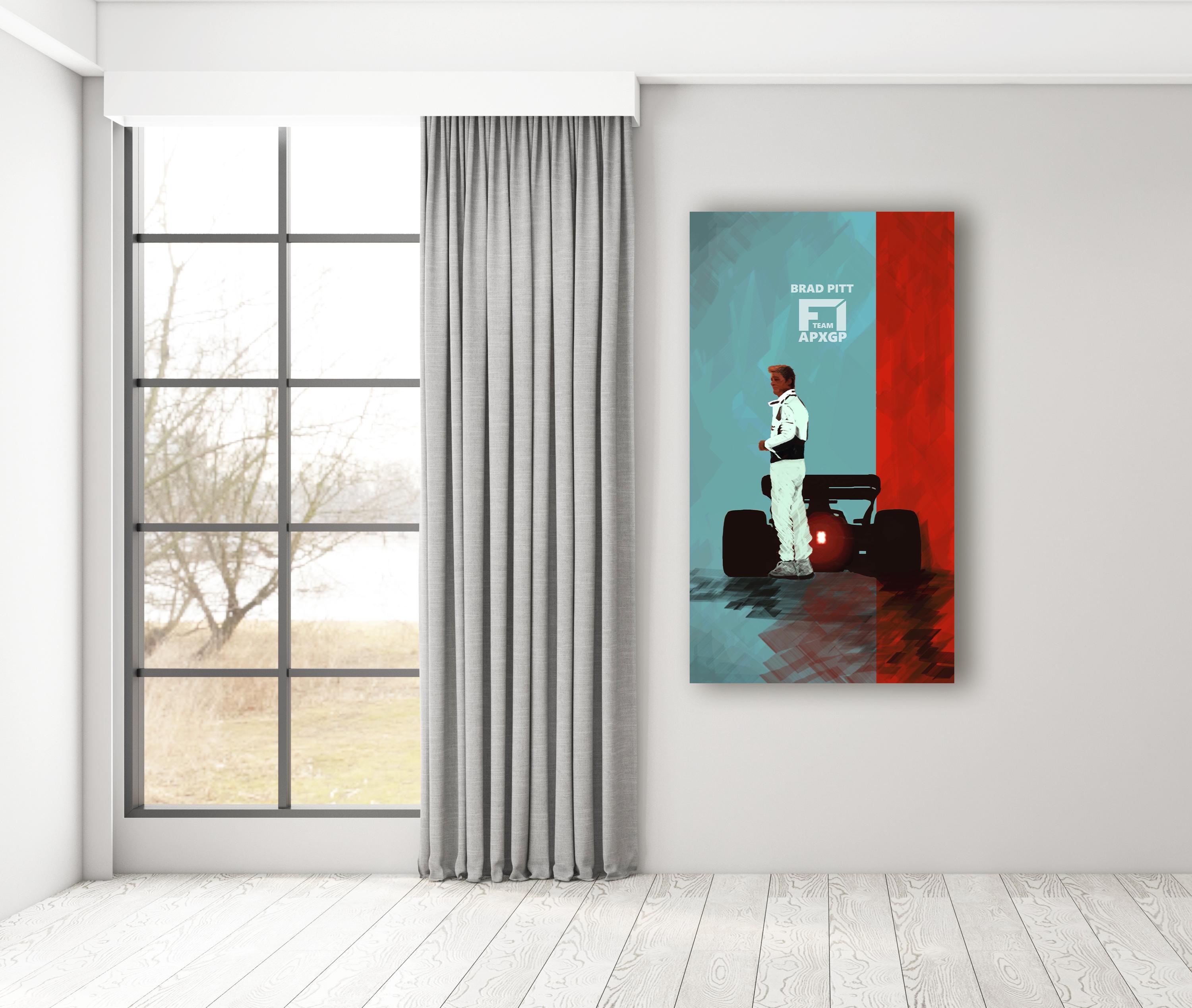 2025 F1 Apex GP Adventure Brad Pitt and Car Racing Movie. Unique Design ...