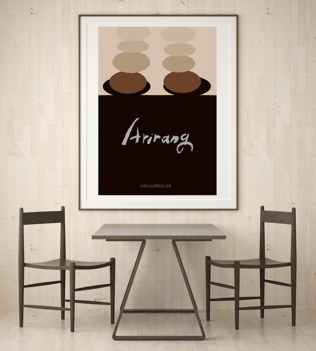 Great Director Kim Ki-duk Movie Arirang Minimalist Poster. A Unique ...