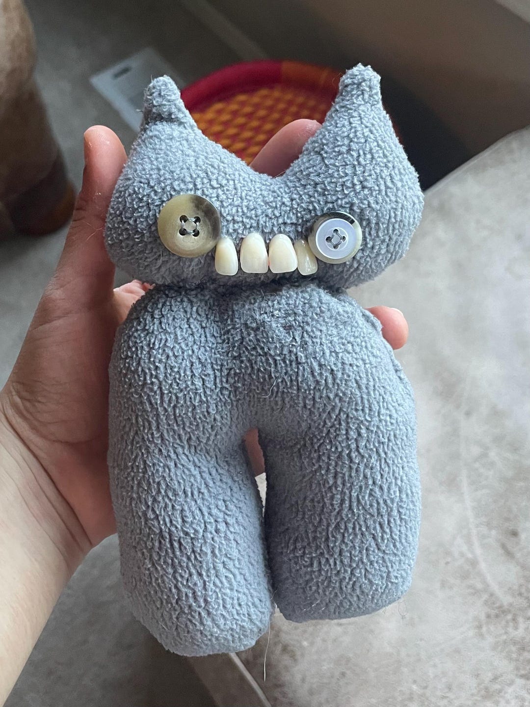 Angel Fuggler Kitty With Wings and Teeth - Etsy