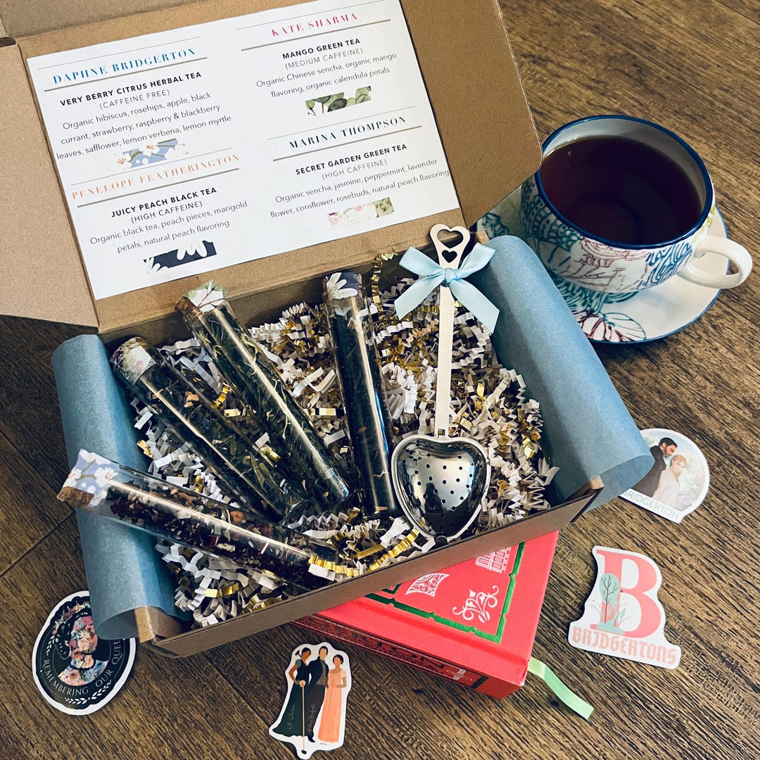 BRIDGERTON TEA SET (tea Sampler, Care Package, Gift Box, Holiday Gift ...