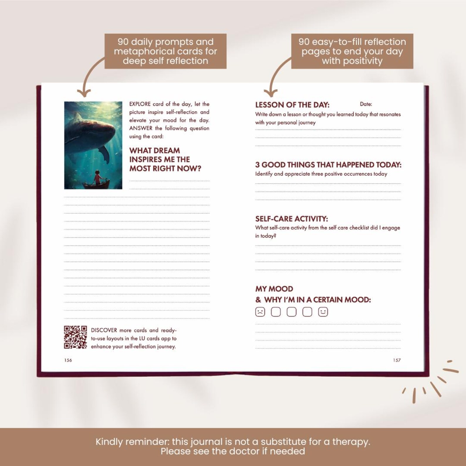 Personalized My Happiness Journal, Daily Reflection Planner ...
