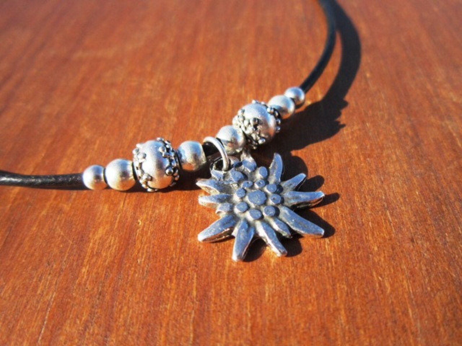 Edelweiss flower choker minimalist necklace Women's | Etsy