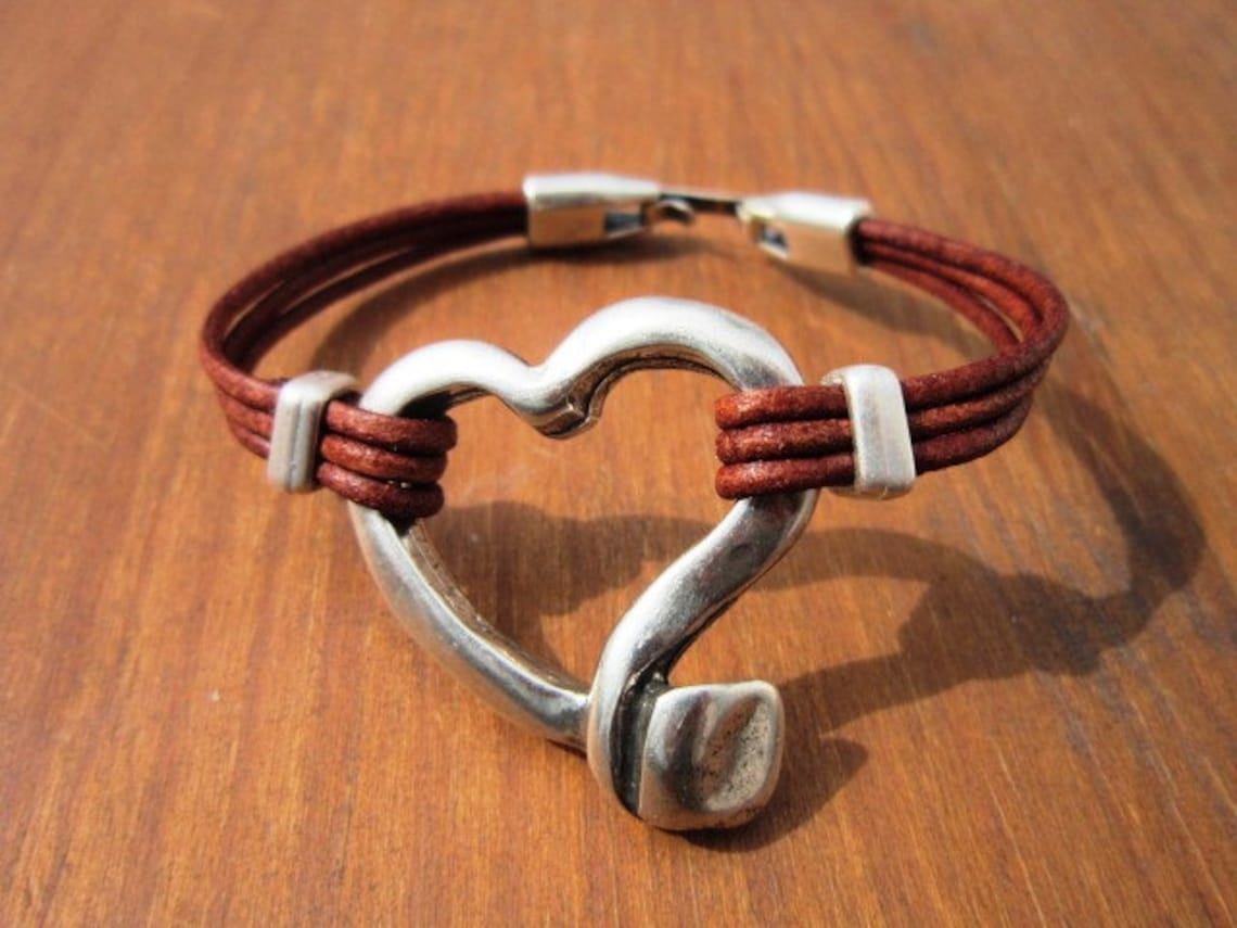 Womens Bracelets Heart Bracelet Heart Jewelry Bracelets for - Etsy