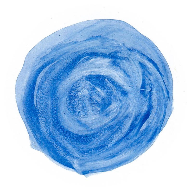 15 Blue Watercolor Dots Clip Art on White Background - Etsy