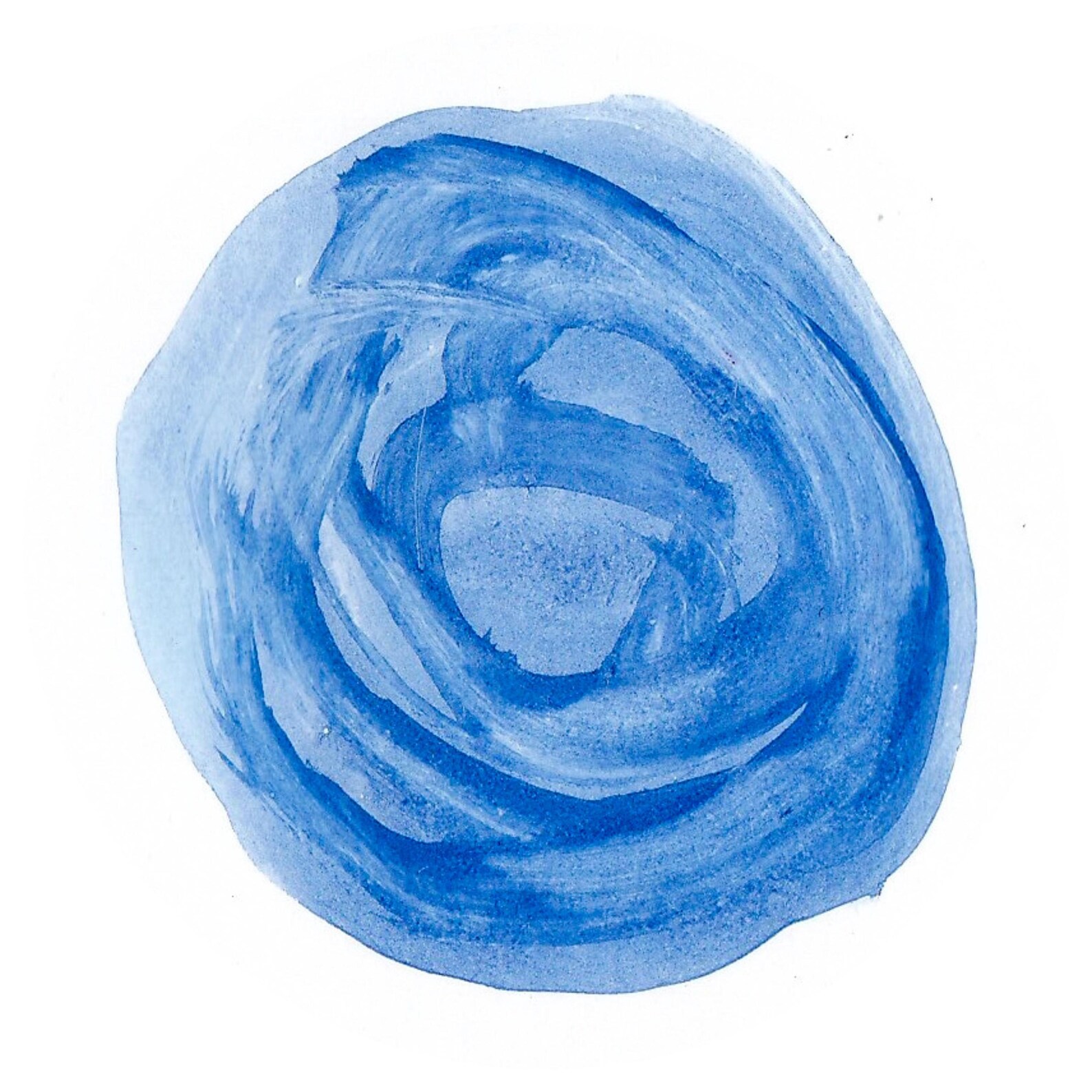 15 Blue Watercolor Dots Clip Art on White Background - Etsy