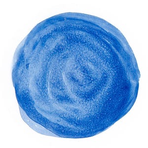 15 Blue Watercolor Dots Clip Art on White Background - Etsy