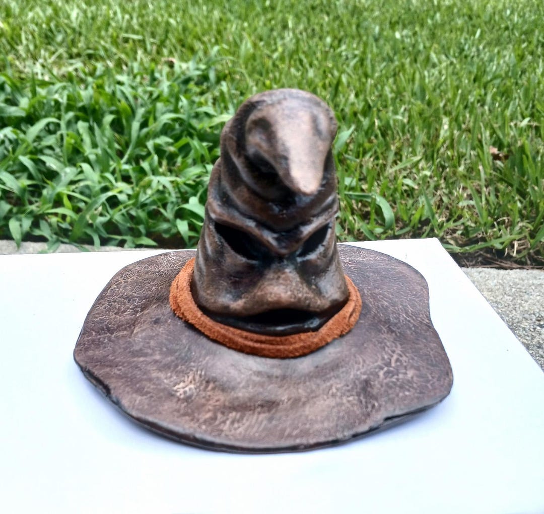 Wizard Sorting Hat, Potterhead Gift for Hogwarts Fan Art, Wizard ...