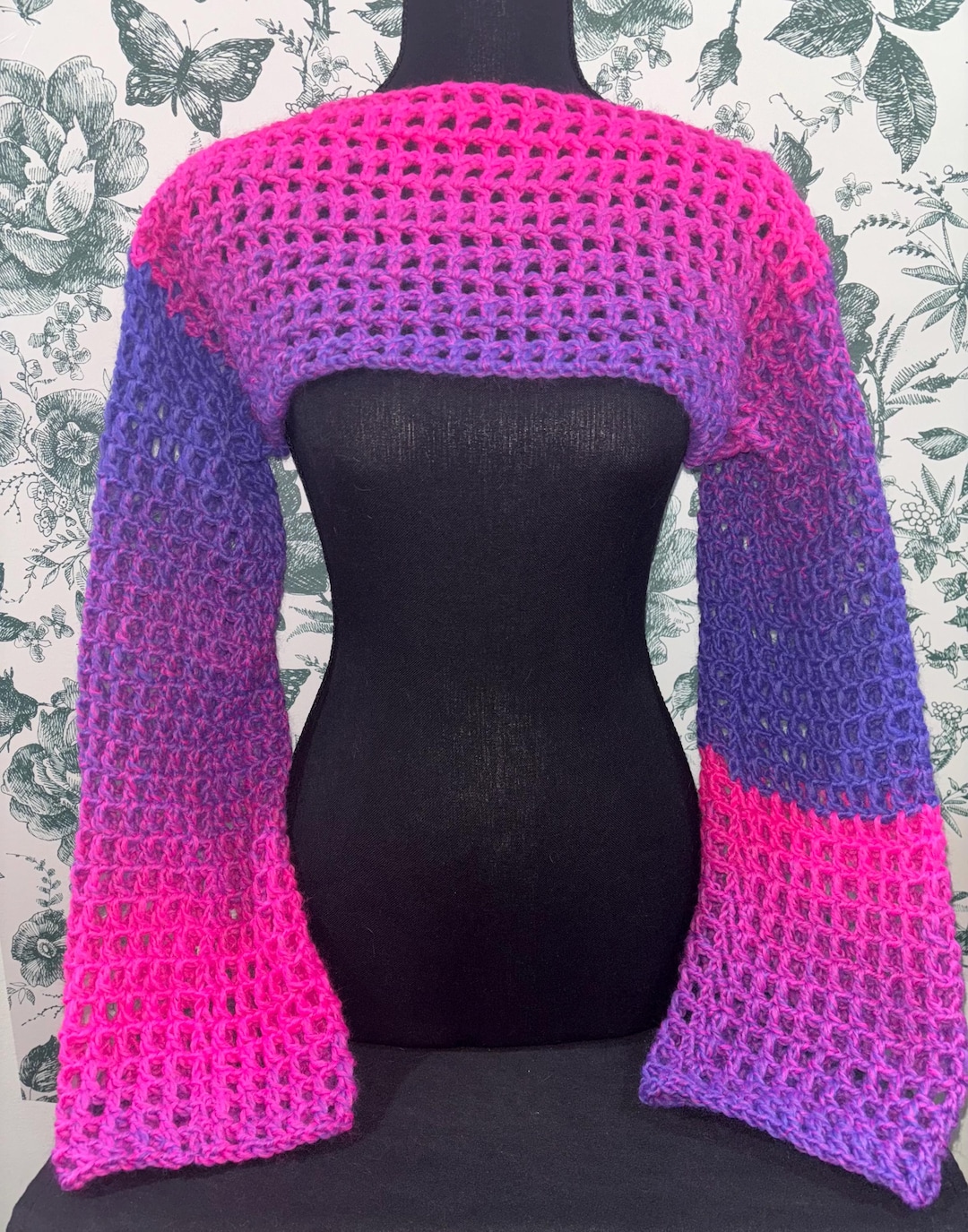 Crochet Rave Bolero, Mesh Shrug, Festival Top (S) - Etsy