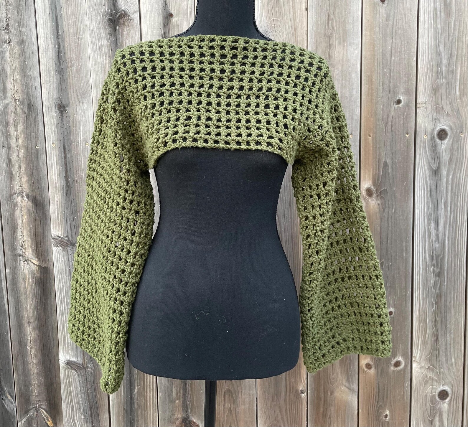 Forest Green Bolero (med) - Etsy
