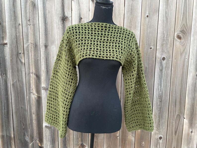 Forest Green Bolero (med) - Etsy