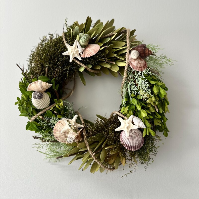 Seashell Wreath - Etsy