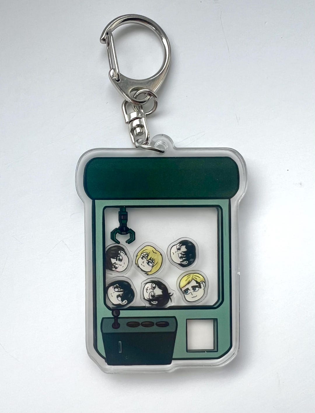 Attack on Titan Claw Machine Shaker Keychains - Etsy