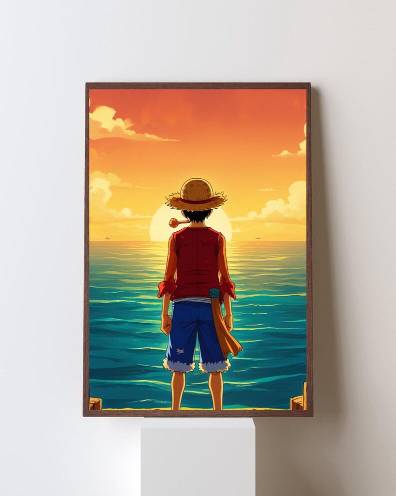 Monkey D Luffy | One Piece Inspired Wall Art | Anime Poster | Luffy ...