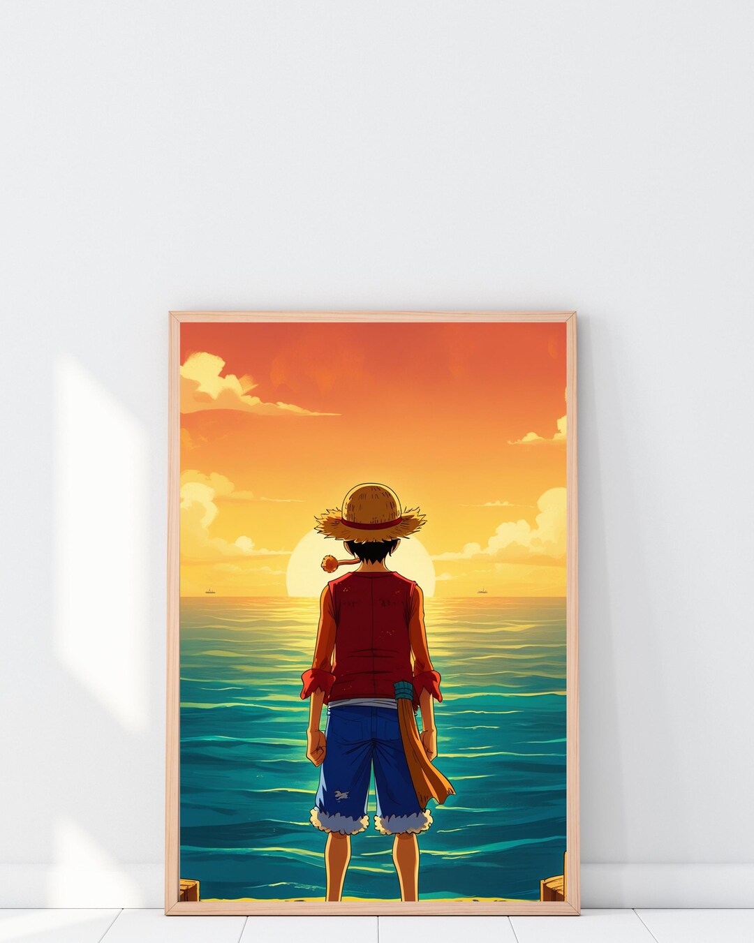 Monkey D Luffy | One Piece Inspired Wall Art | Anime Poster | Luffy ...
