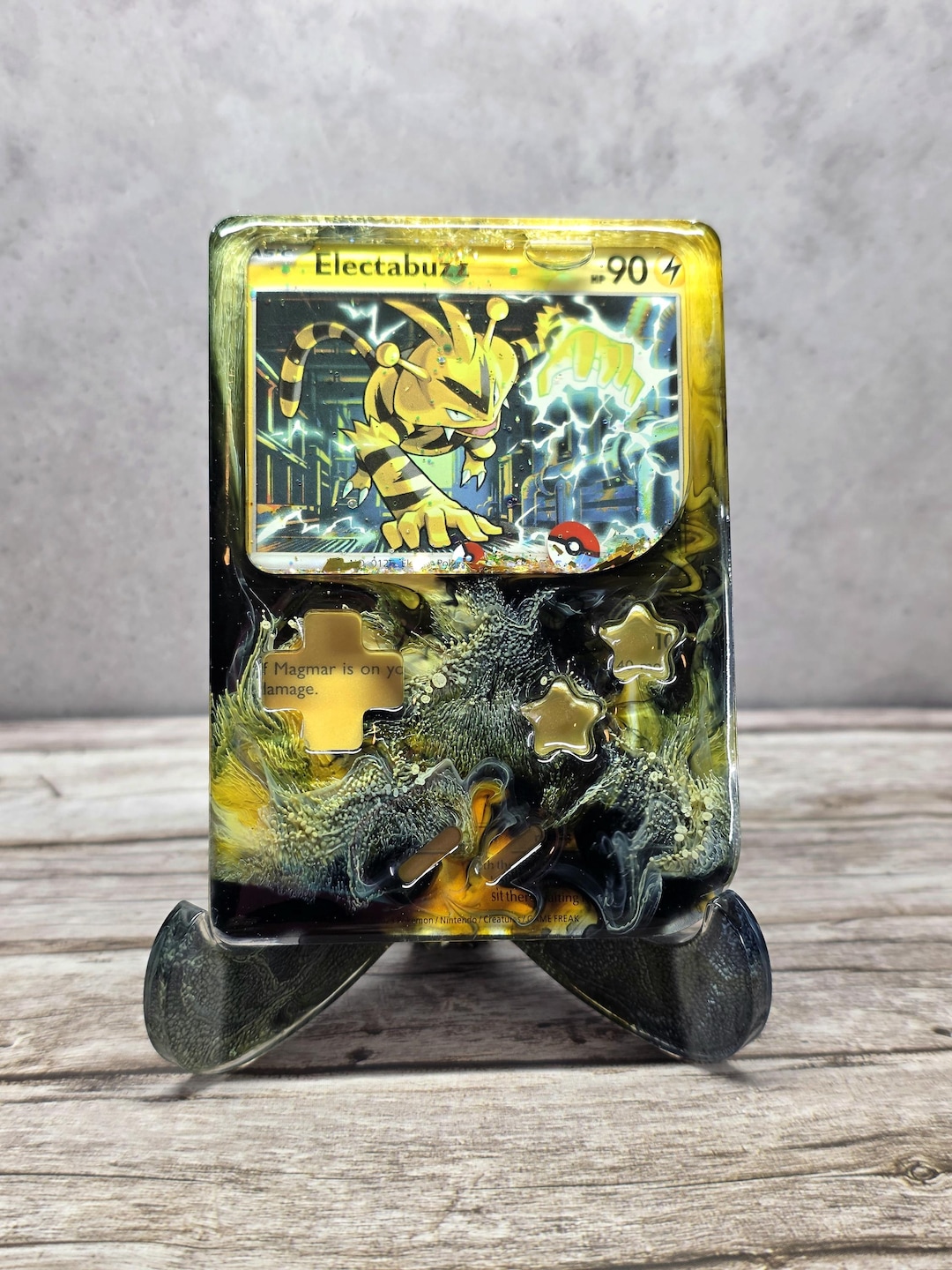 Electabuzz Pokemon Shaker Card With Matching Stand - Etsy