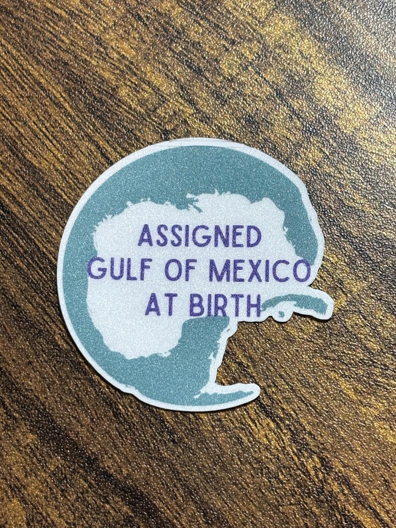 Assigned Gulf of Mexico at Birth Sticker - Etsy
