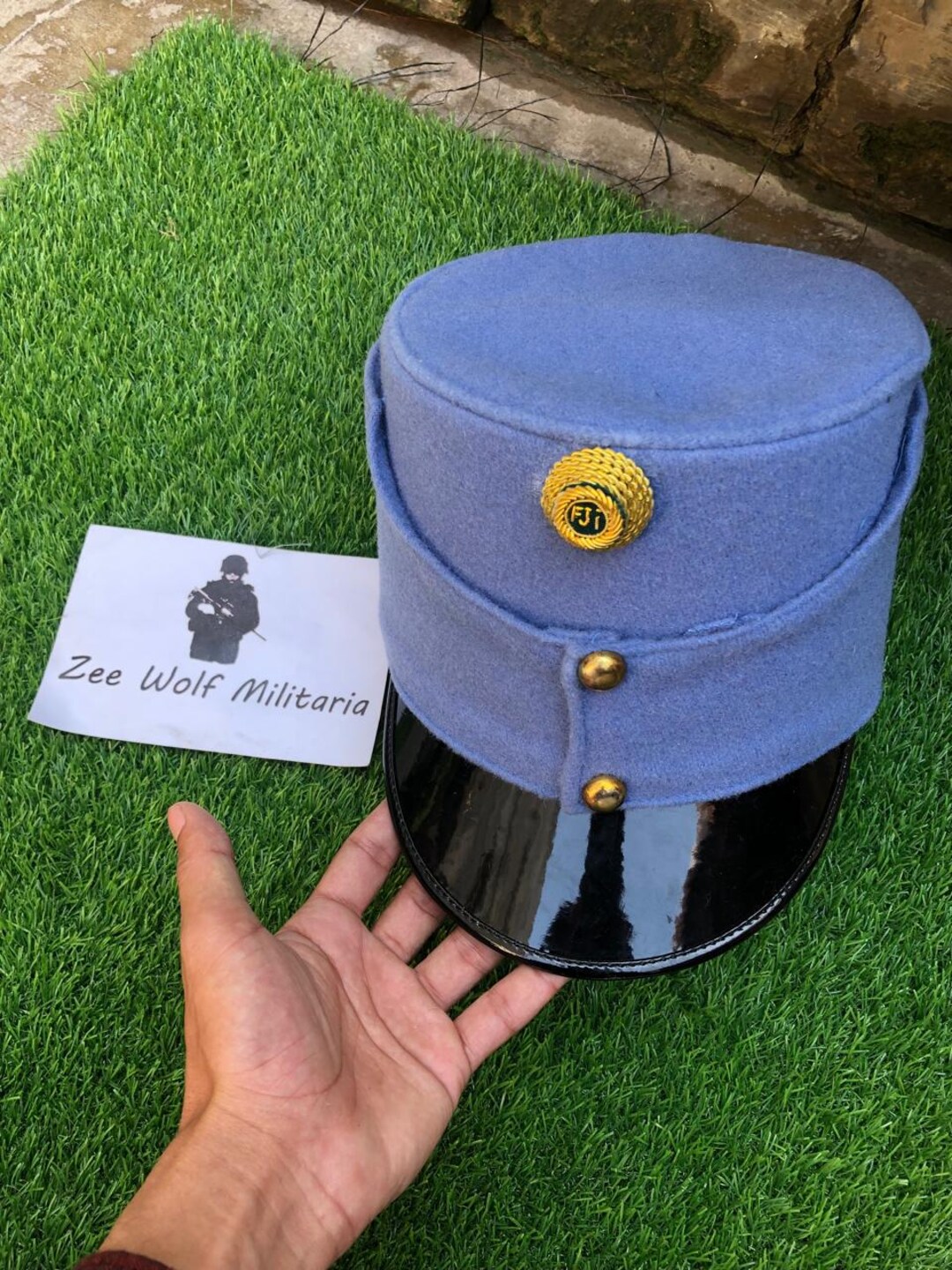 French Army Kepi Cap – Light Blue, Military Replica Hat, Austro Hungry ...