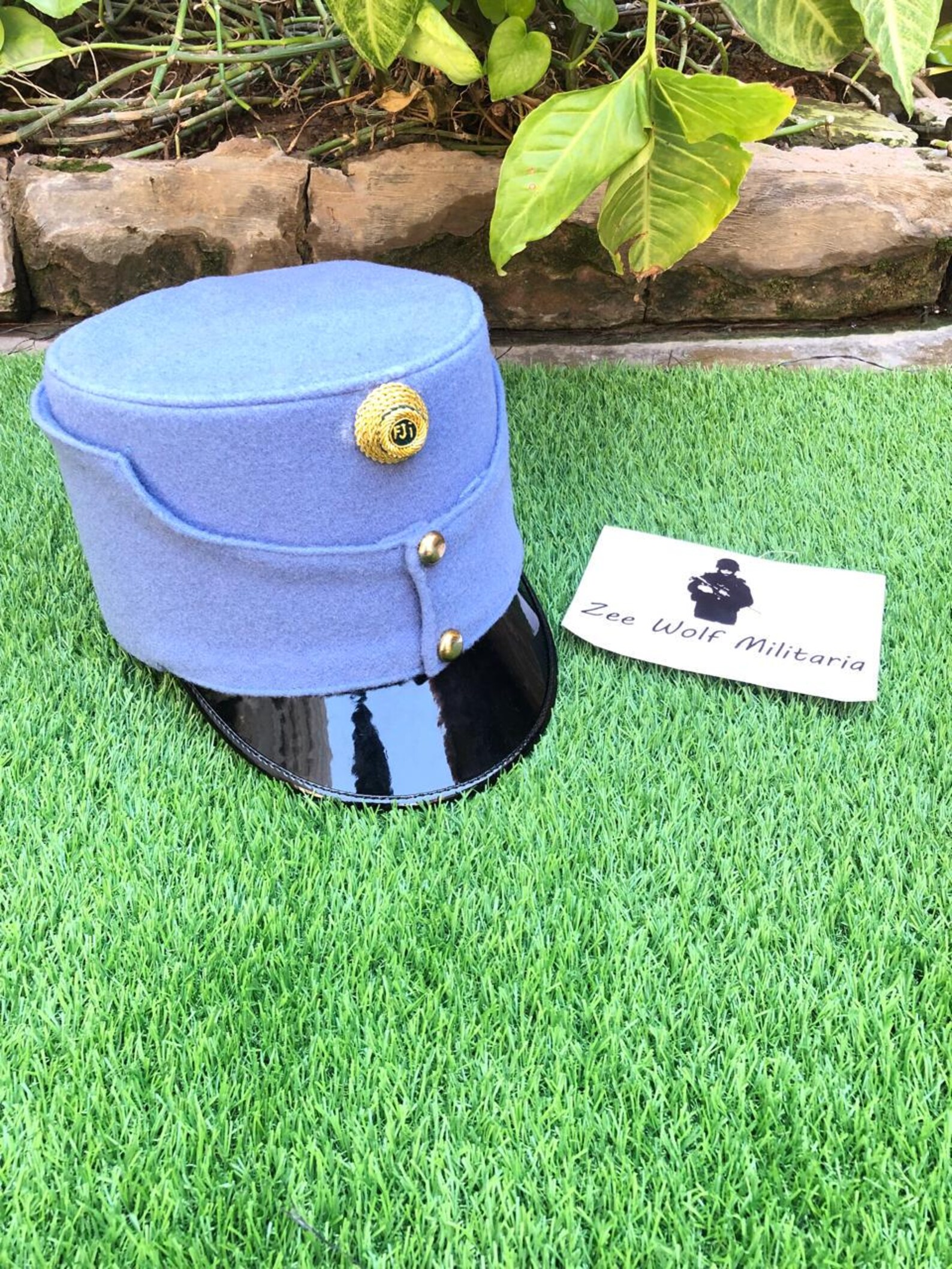 French Army Kepi Cap – Light Blue, Military Replica Hat - Etsy