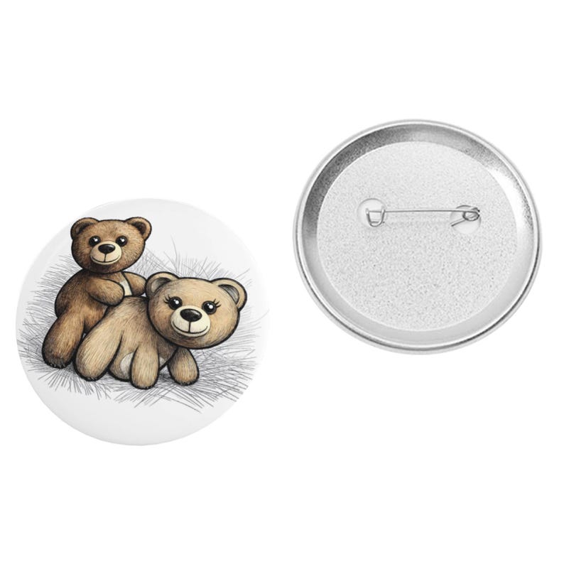 Playful Bear Couple Pin – Fun Adult Humor Badge - Etsy
