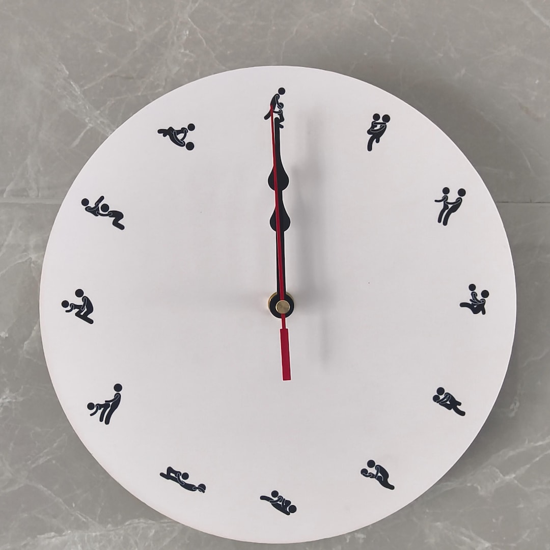 Adult Humor Clock – Funny Bedroom Decor – Gag Gift for Couples - Etsy