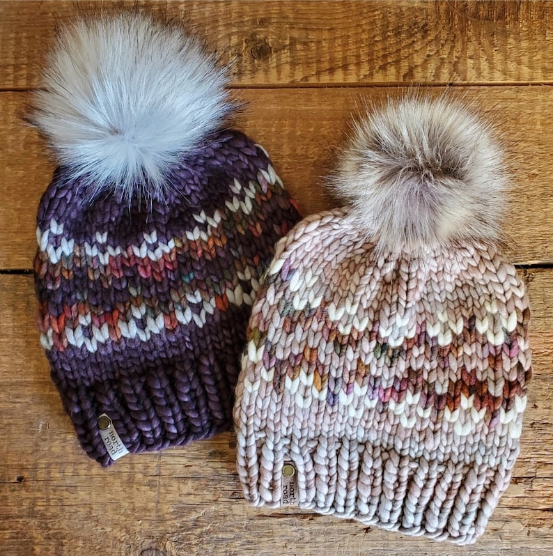 KNITTING PATTERN the Sprouts Hat Super Bulky Knit Hat - Etsy