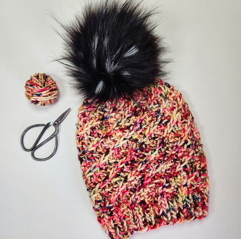 KNITTING PATTERN the Gales of November Hat Super Bulky Knit - Etsy