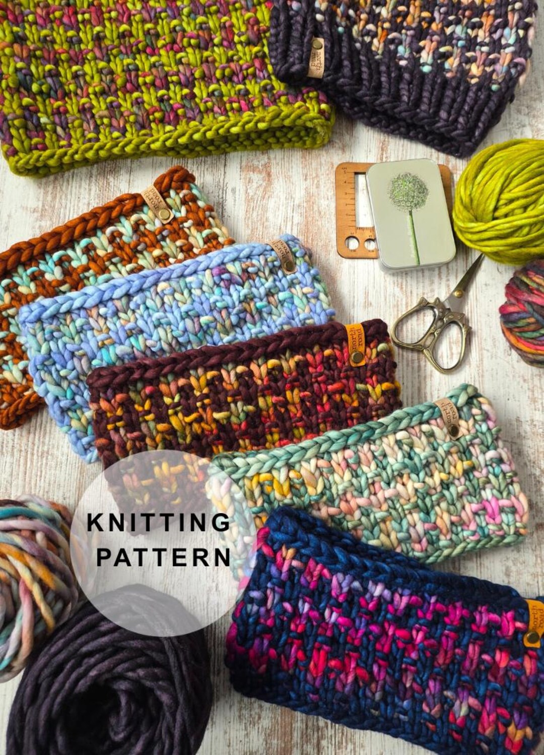 Super Bulky Knit Headband Pattern – Rhythm of Life, Advanced Beginner ...