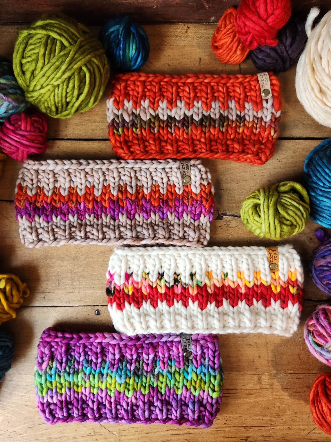 KNITTING PATTERN - Every Little Bit Headband, Super Bulky Knit Headband ...
